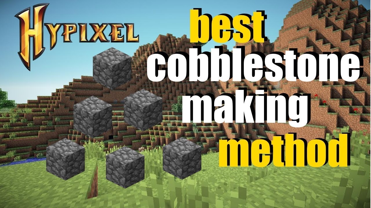 hypixel skyblock cobblestone minion glitch - YouTube