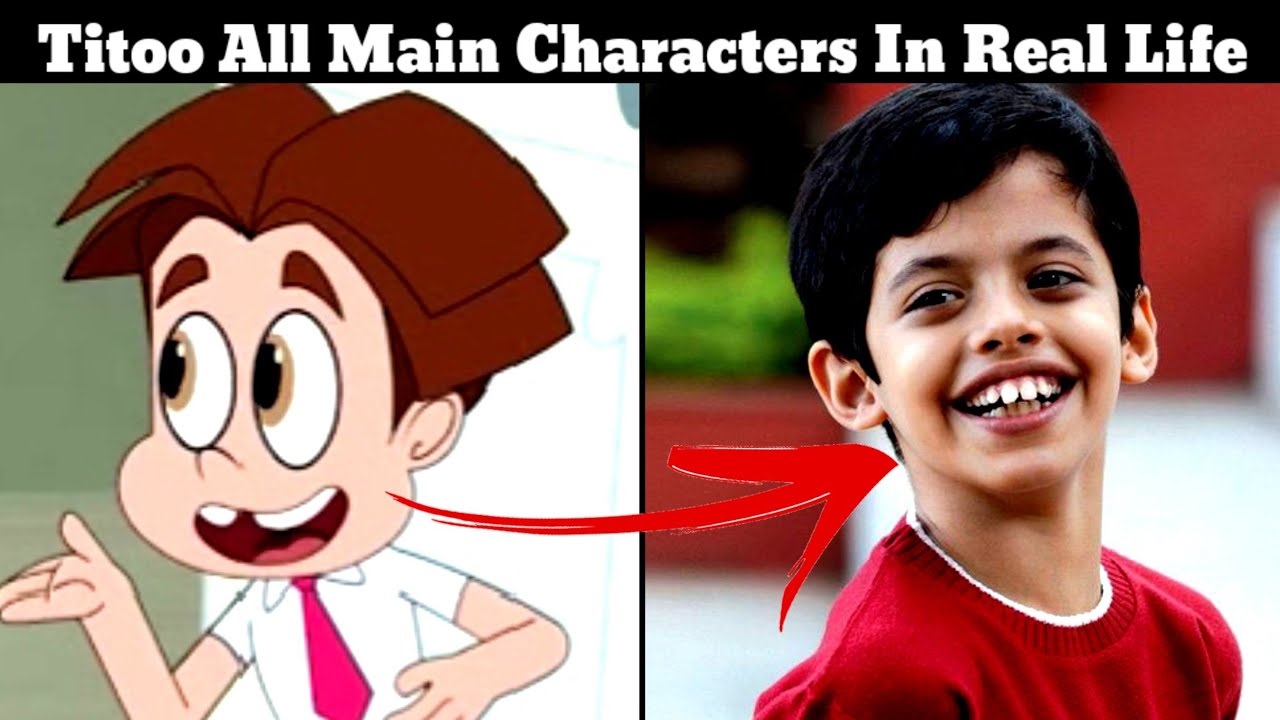 Titoo All Main Characters In Real Life 🎭 //#trending /#cartoon/#2024/# ...