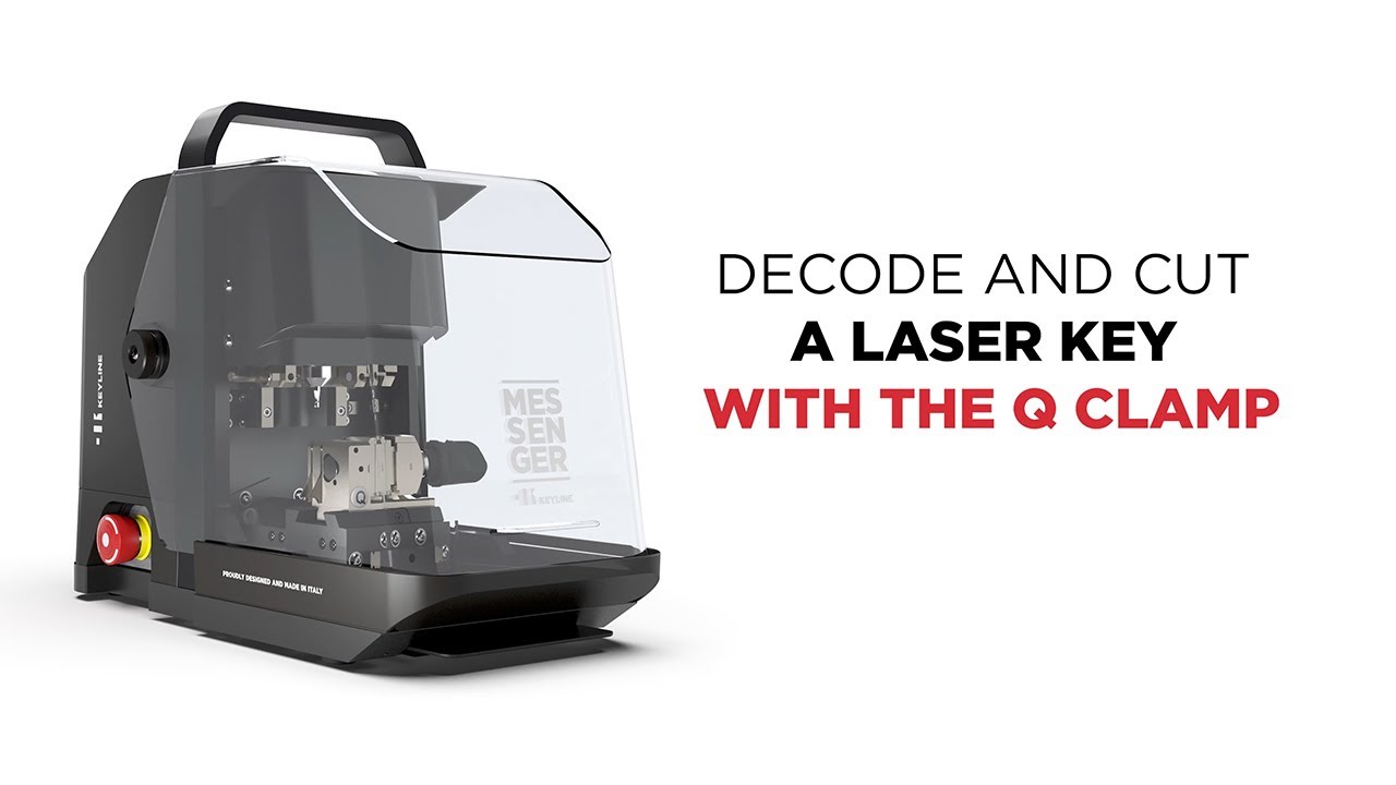 Messenger - Decode and Cut a laser key with the Q clamp - YouTube