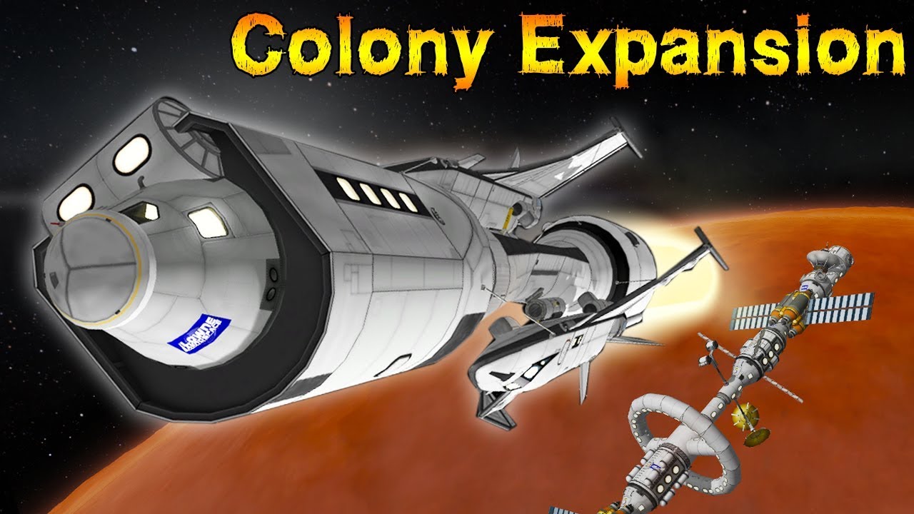 KSP: HUGE Spaceplane Carrier Ship to DUNA! - YouTube