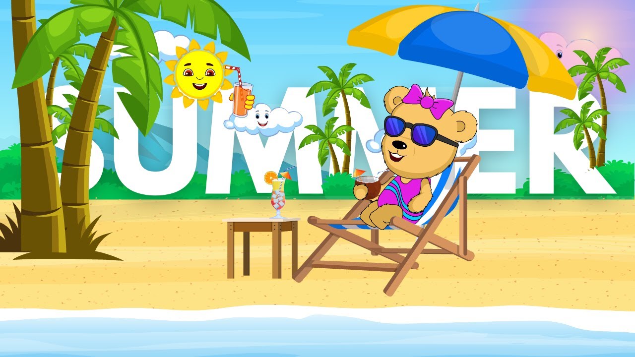 SUMMER Sing-Along and Dance-Along Song for Kids | Cartoon Video - YouTube