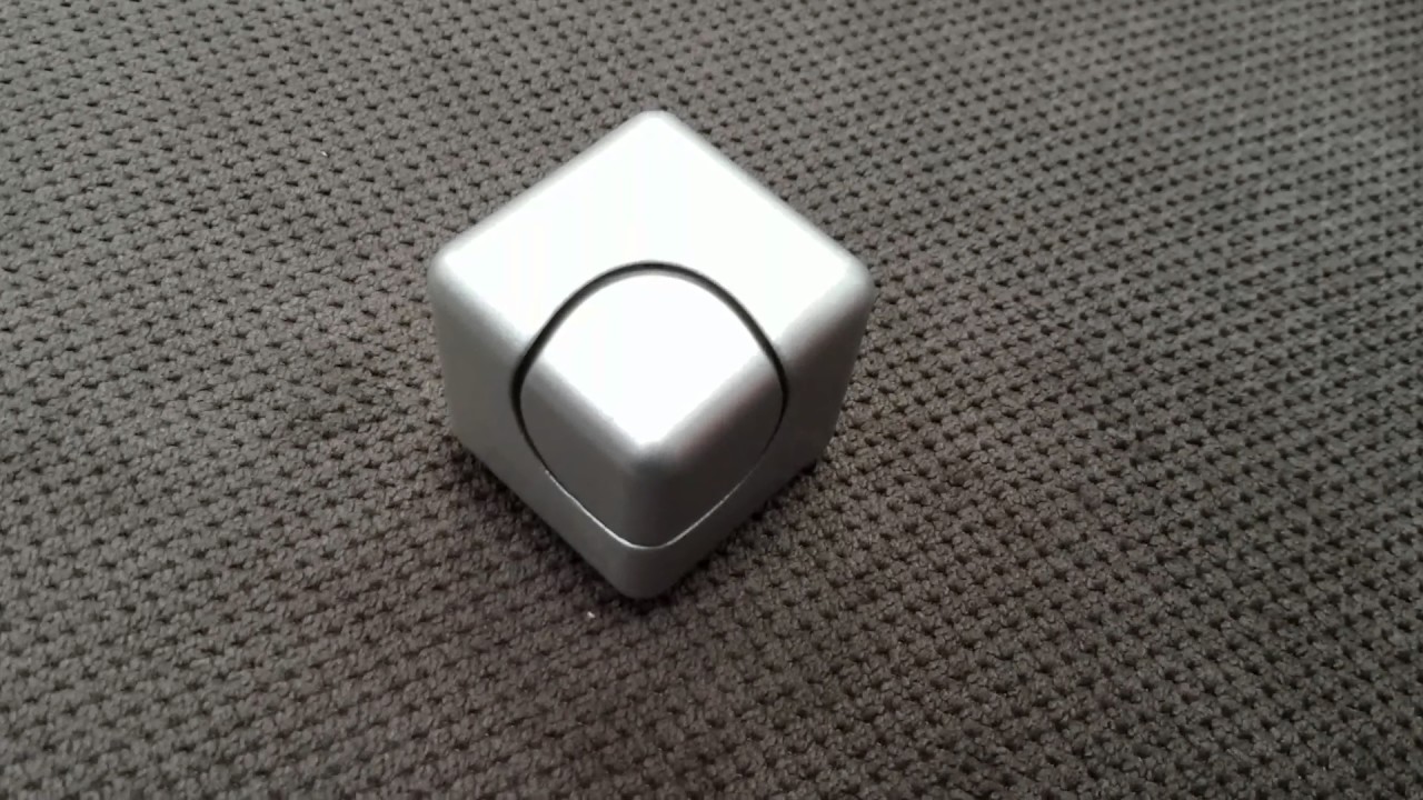 CUBE fidget spinner (block/square) - YouTube
