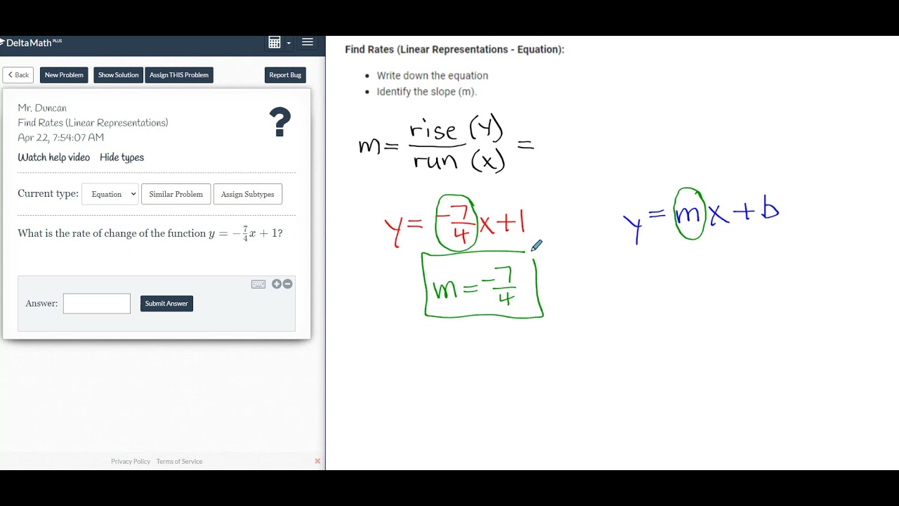 Find Rates Linear Representations Equation YouTube find-rates-linear-representations-equation-youtube