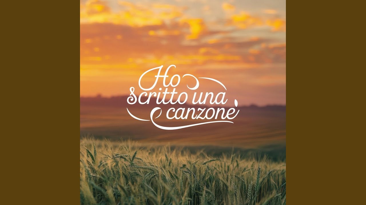 Ho scritto una canzone - YouTube