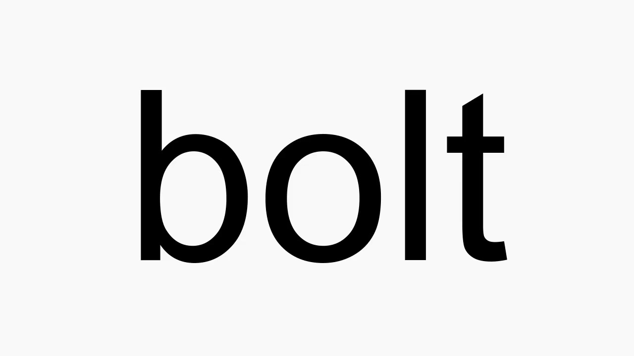 How to pronounce bolt - YouTube