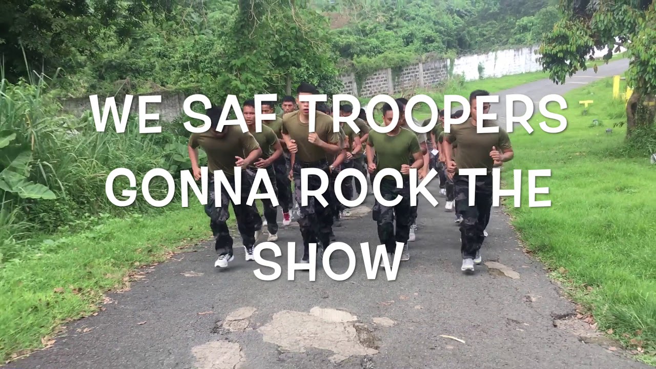 SAF TROOPERS GONNA ROCK THE SHOW - YouTube