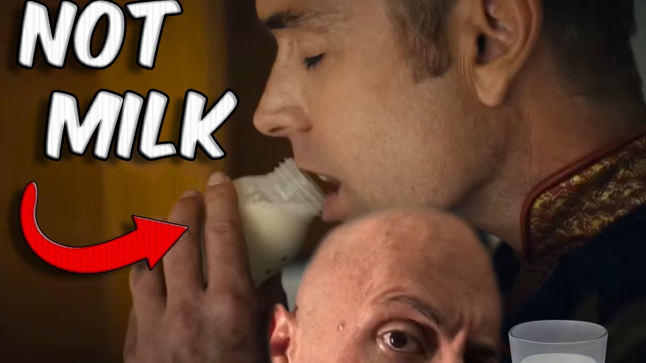 Homelander Drinks "Milk" - YouTube