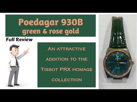 Poedagar 930B - green & rose gold - YouTube
