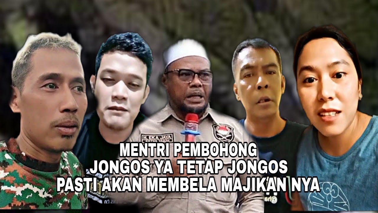 ORANG INI TUDING MENTRI BOHONG! JONGOS PASTI BELA MAJIKAN NYA - YouTube