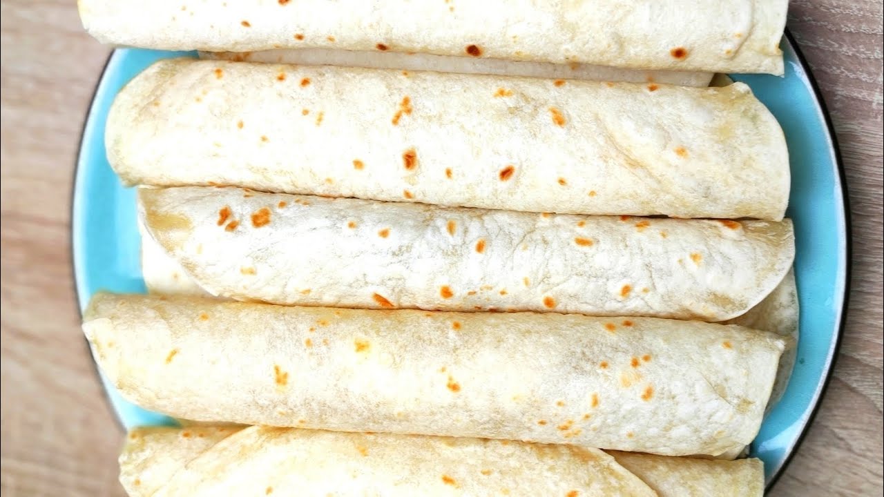 WRAPS 100% MAISON ! RECETTE FACILE ET RAPIDE DE PAIN TACOS MAISON ...