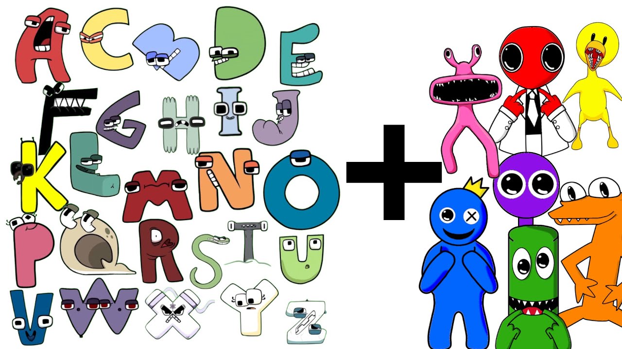 Alphabet Lore Transform Rainbow Friends - YouTube