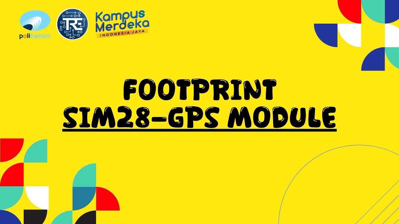 FOOTPRINT - SIM28 GPS MODULE | SoftWare MultimSIM - YouTube