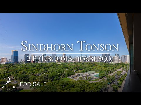 Sindhorn Tonson | 2 Bedrooms | 106.31 sq.m. | Available for SALE
