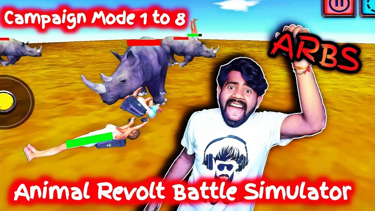 ARBS - Animal Revolt Battle Simulator campaign 1to 8. it's Funn,,,🏋️ ...