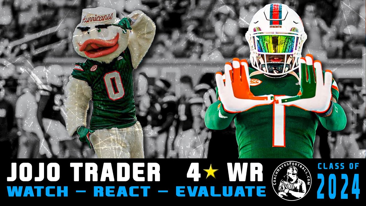 4⭐ WR: JoJo Trader | Highlight Review | #Miami Commit | #WRE24 - YouTube