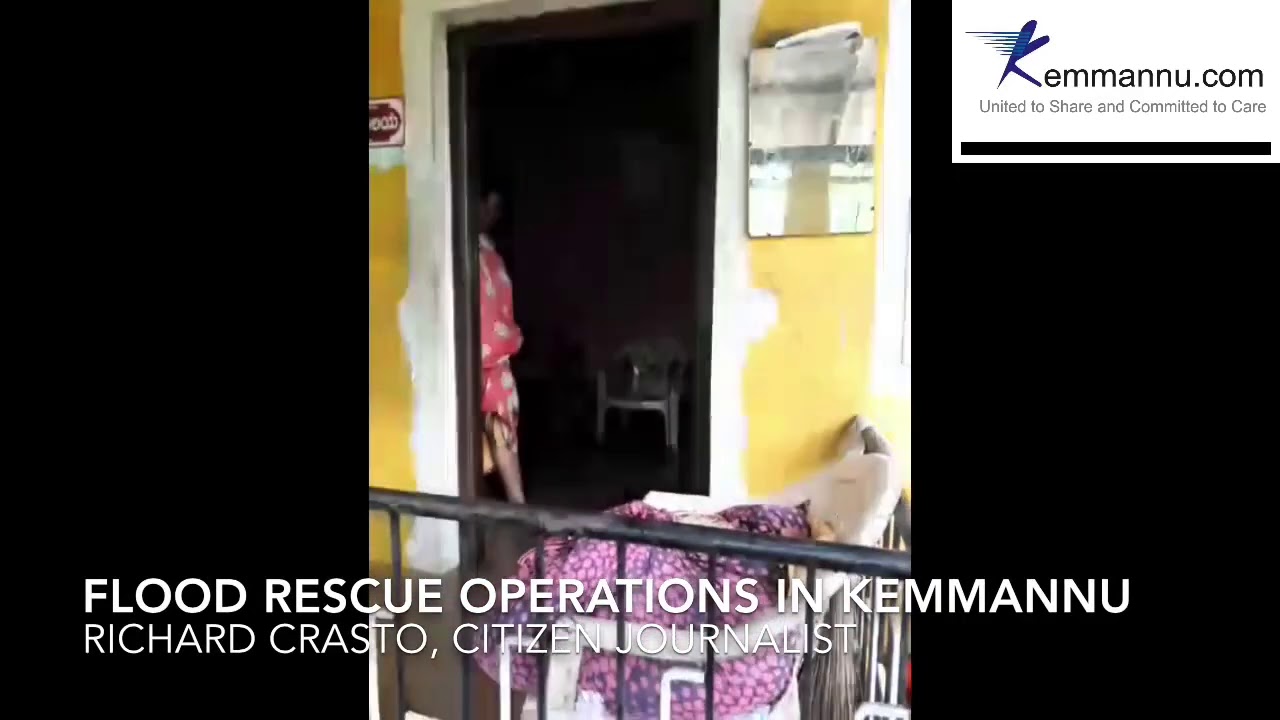Villagers Rescued From Flood in Udupi Kemmannu - Richard Crasto Reports ...