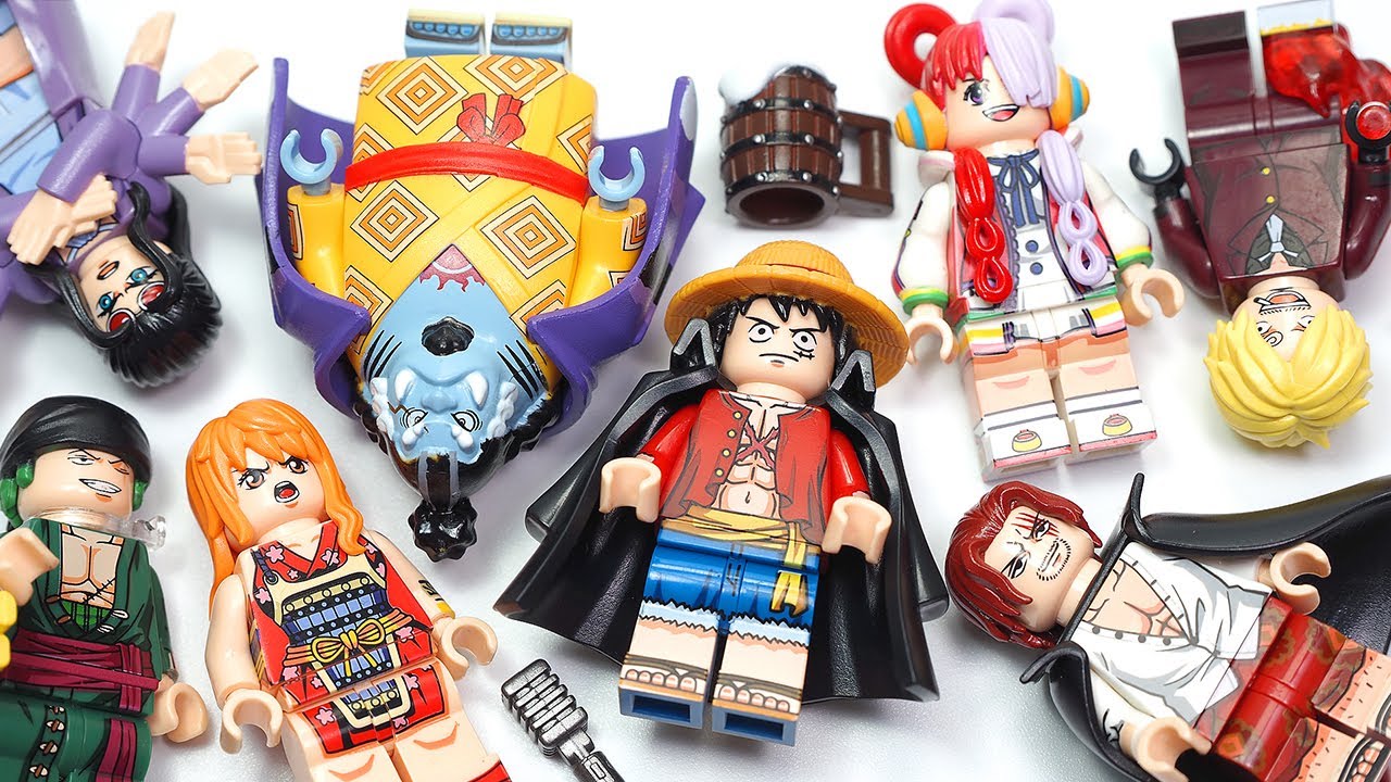 LEGO ONE PIECE | Monkey D. Luffy | Nami | Jinbe | Uta | Shanks | Sanji ...