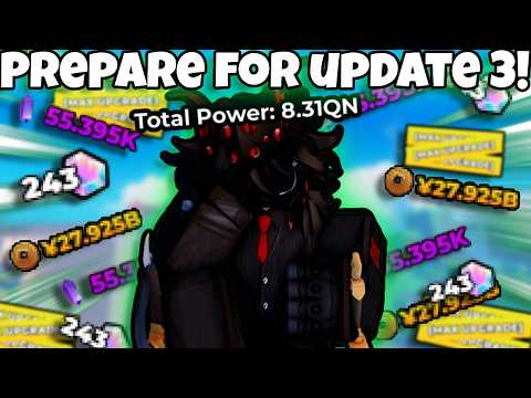 How To FULLY Prepare For Update 3 In Anime Fighting Simulator!