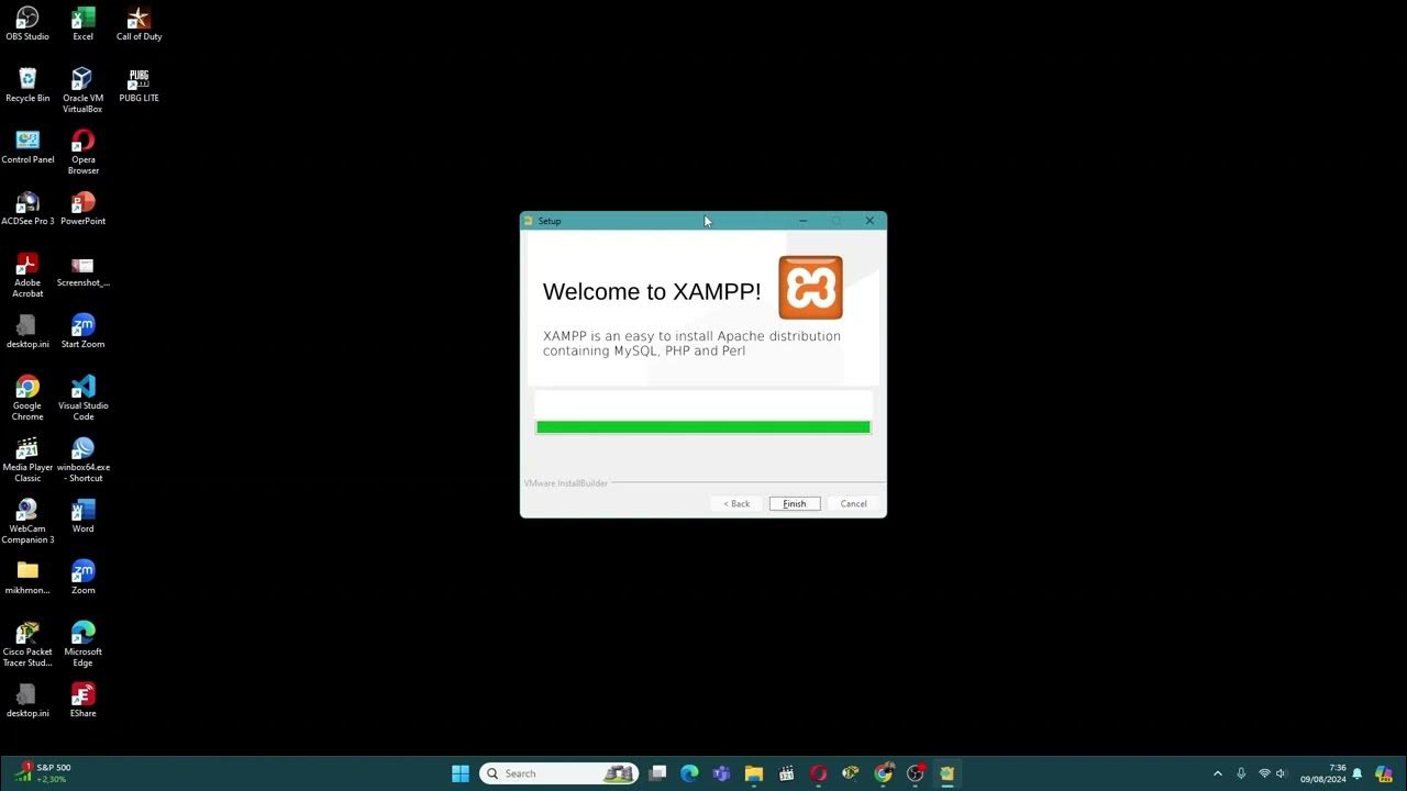 Materi Database Install Xampp di Windows dan Membuat Database Mysql Xampp Di CMD - YouTube