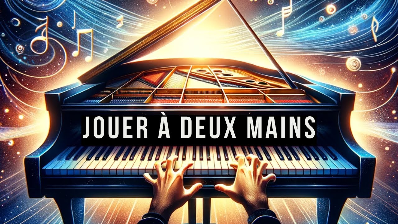 Comment jouer du piano : Jour 3 - Première leçon à deux mains facile ...