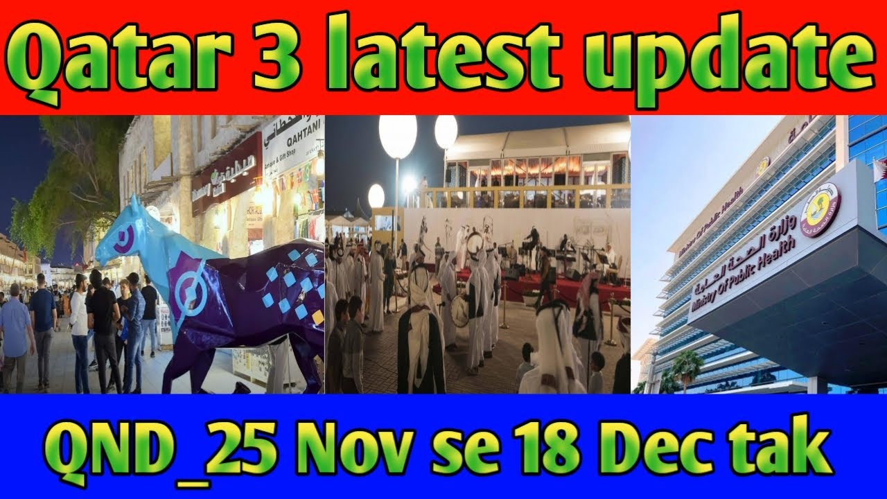 Qatar| latest 3 updates Today | QND 25 Nov se 18 Dec tak | Qatar news ...