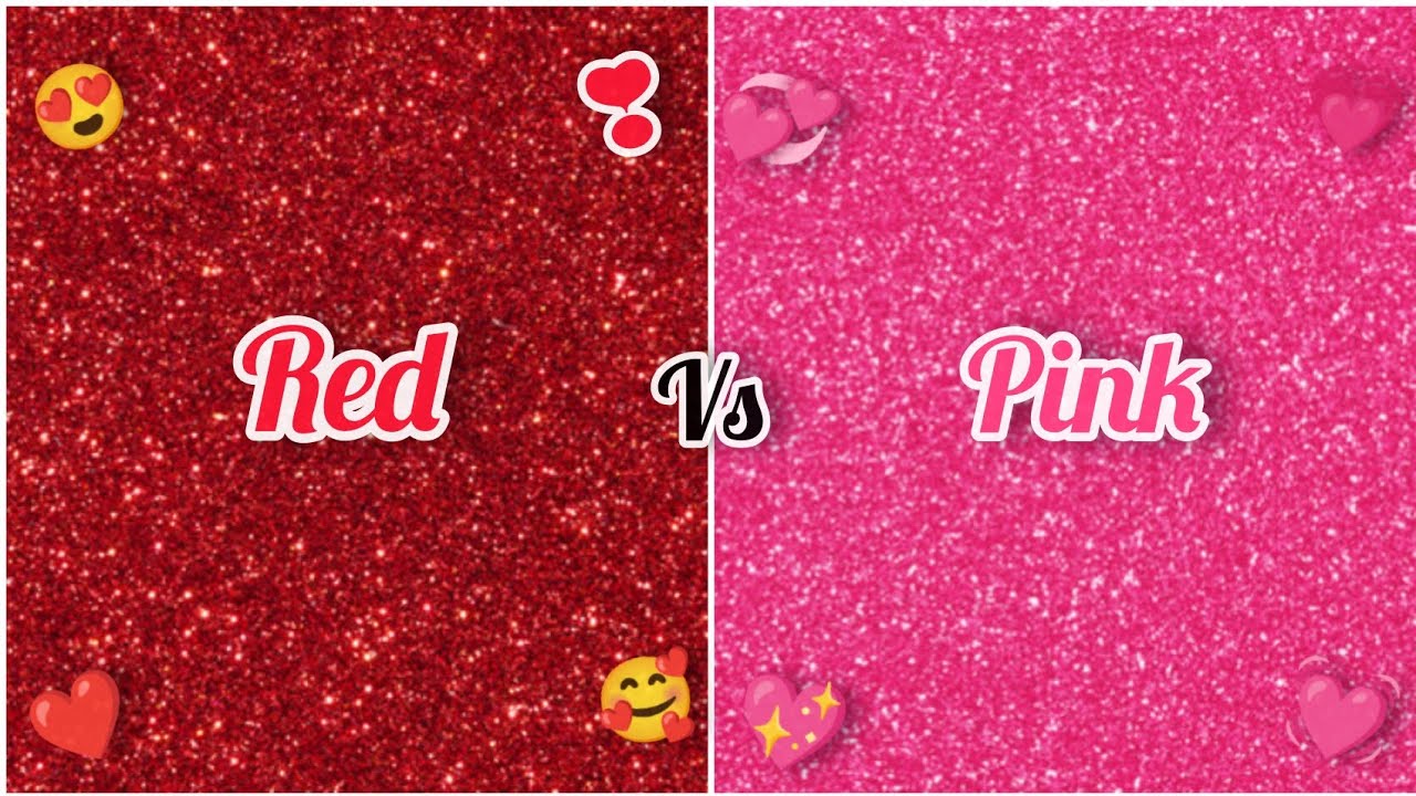 Red ♥️ vs Pink 💗|Choose your favorite| 👗/phone📱/heels 👠/eyeshadow 💖 ...