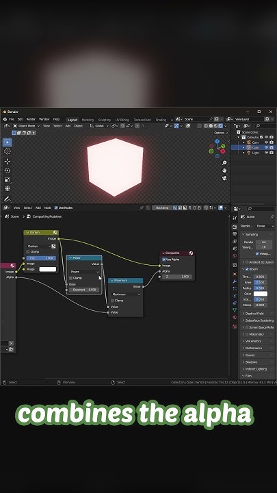 Saving Bloom in Transparent Renders | Blender Short - YouTube