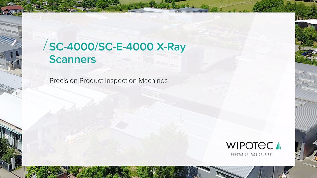 Product Inspection SC-4000/SC-E-4000 X-Ray Scanners - YouTube
