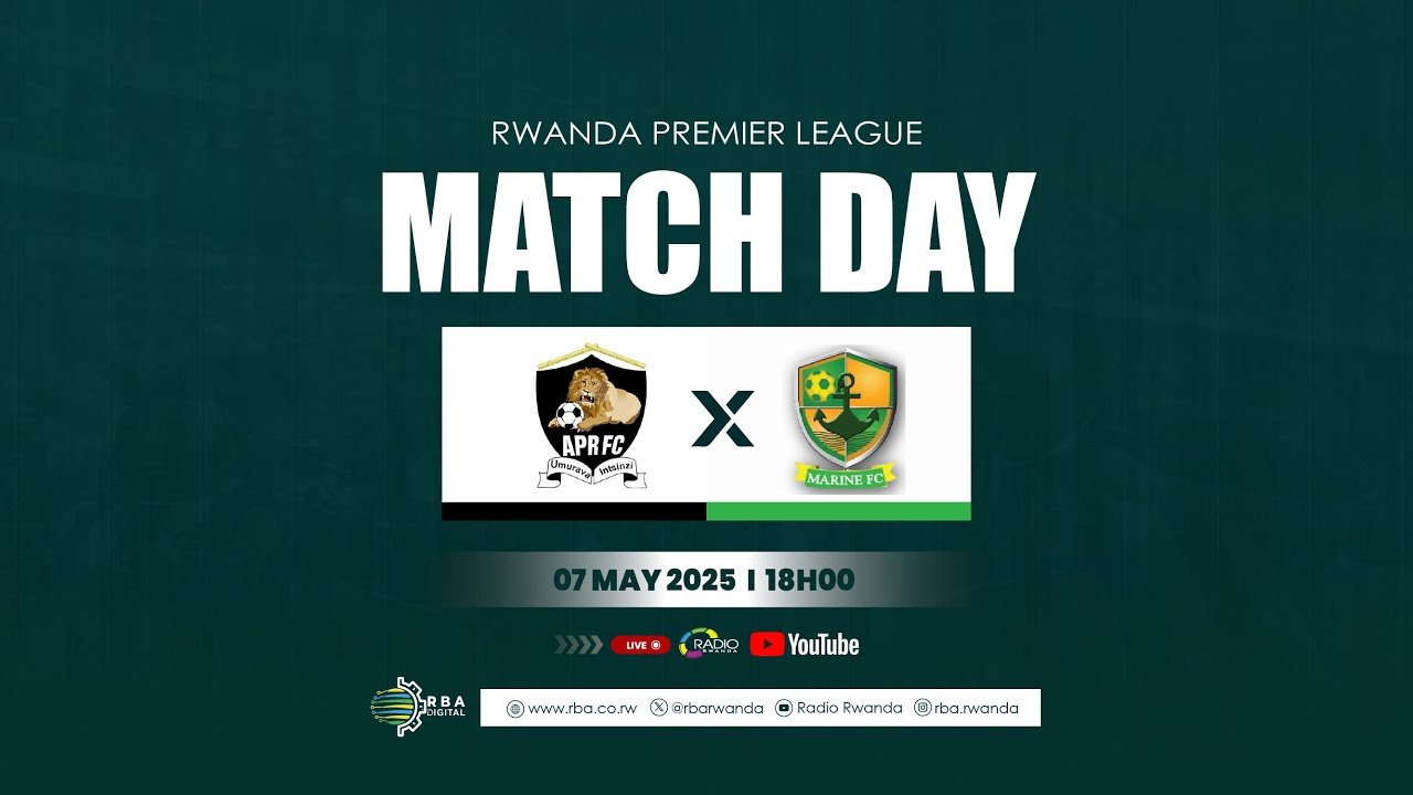 🔴LIVE: APR FC 3-0 MARINE FC | RWANDA PREMIER LEAGUE | Tariki 7 Gicurasi ...