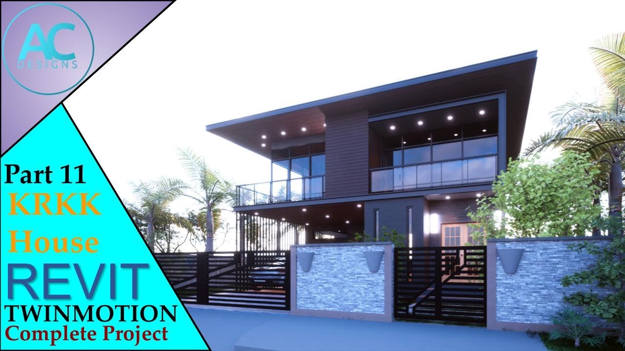 KRKK House | Part 11 | Complete Step By Step Project | Revit and ...