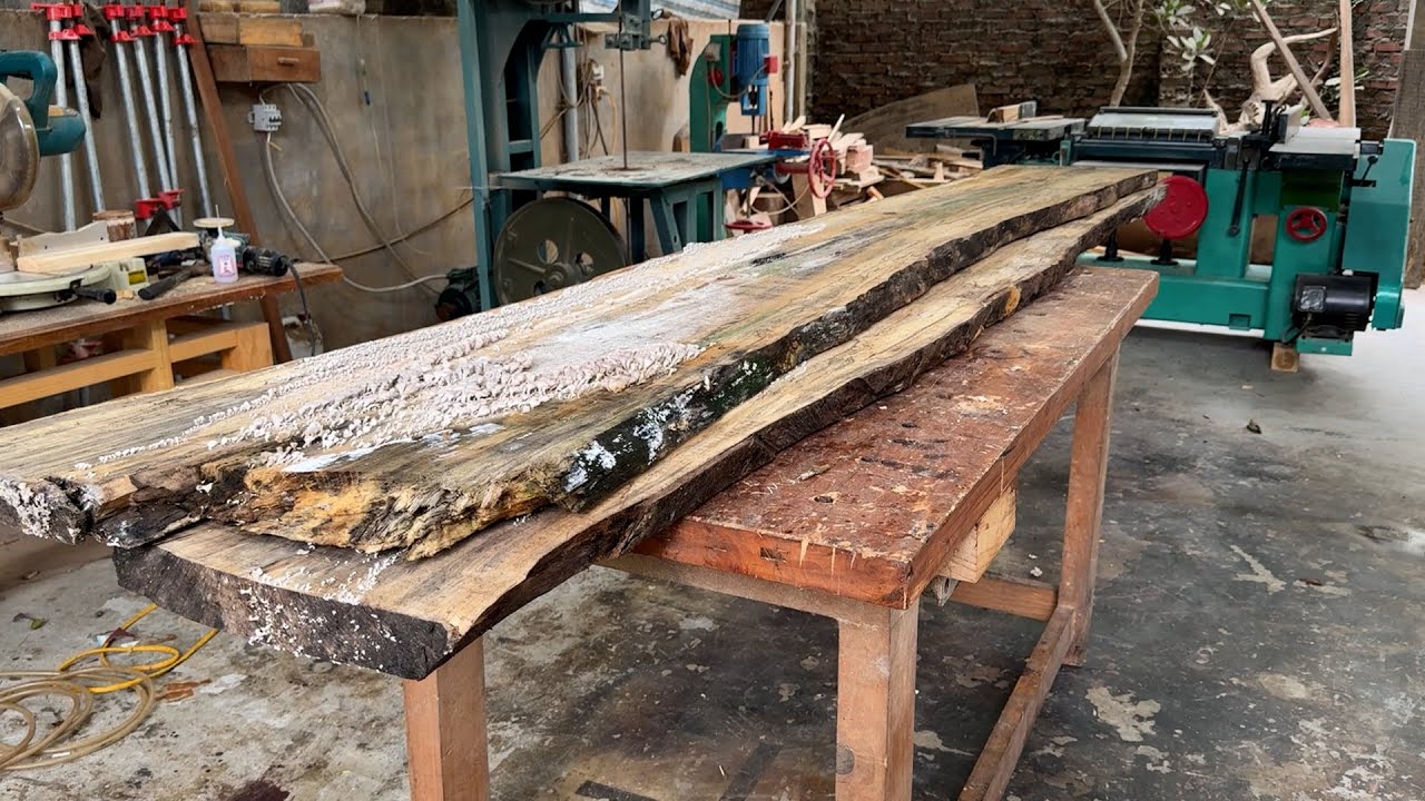 🔔Talented Carpenter: Transforming Abandoned, Moldy Wooden Boards into a ...