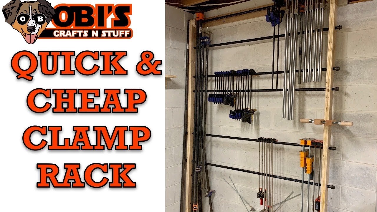 Quick and cheap clamp rack - YouTube
