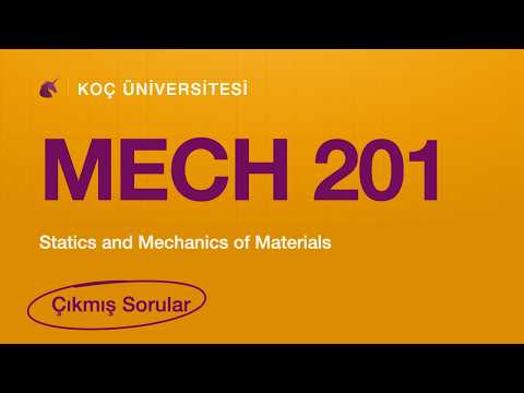 Koç MECH 201 Midterm | Çıkmış Sorular