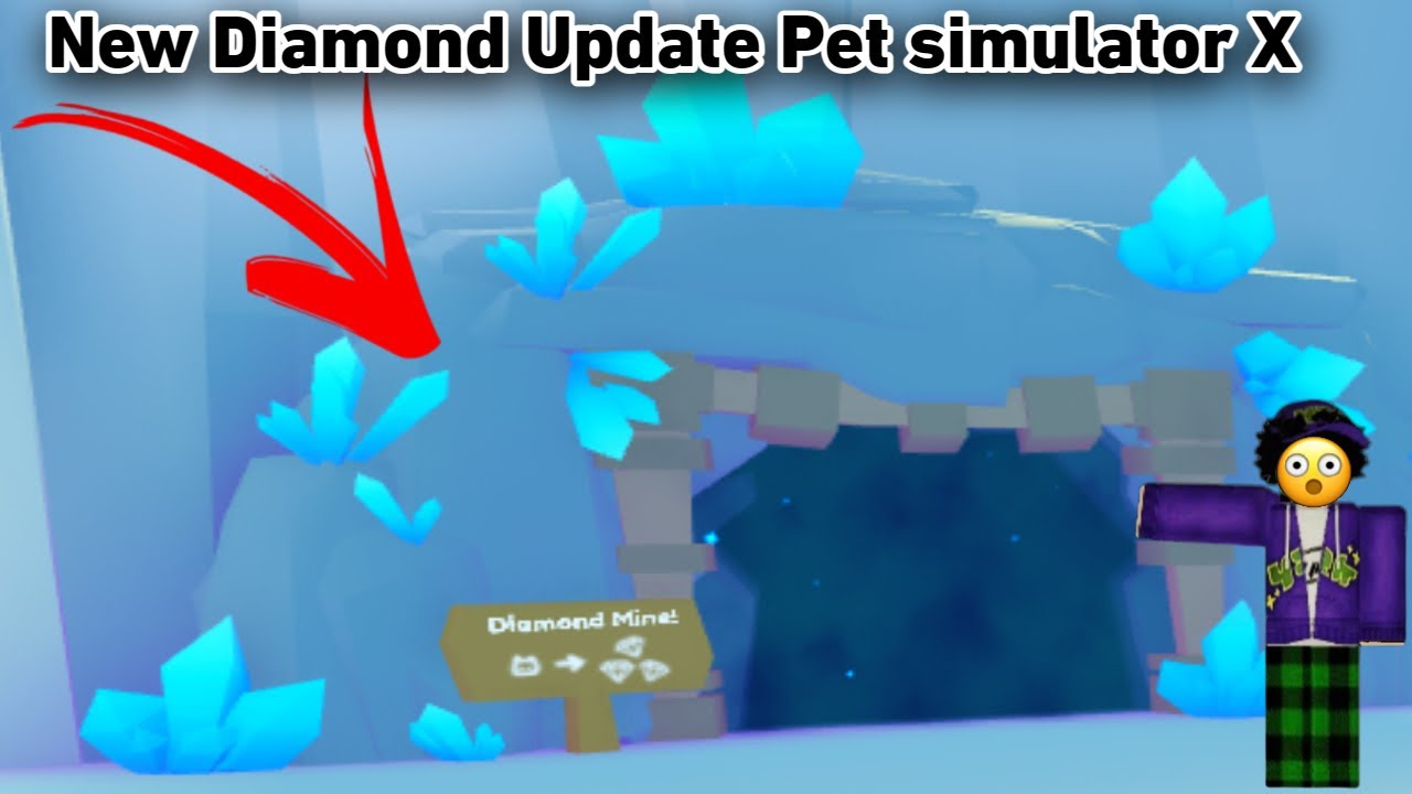 New Diamond Mine Update! *Pet Simulator X* - YouTube