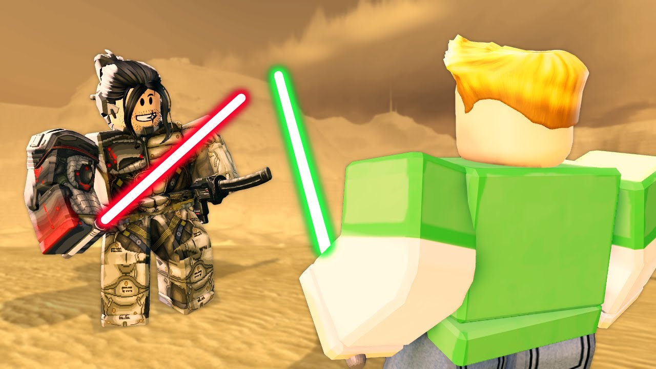 LEFT HANDED MODE In Roblox Lightsaber Battles II - YouTube
