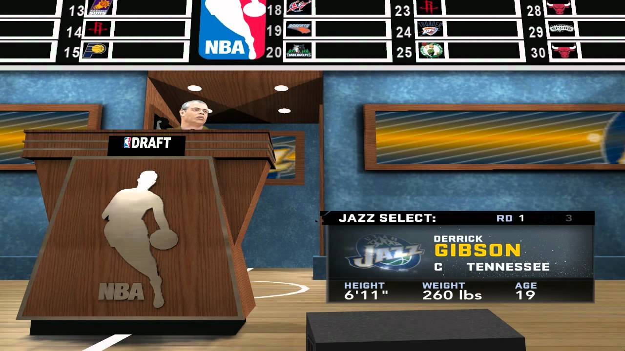 NBA 2K12 My Player Draft - YouTube