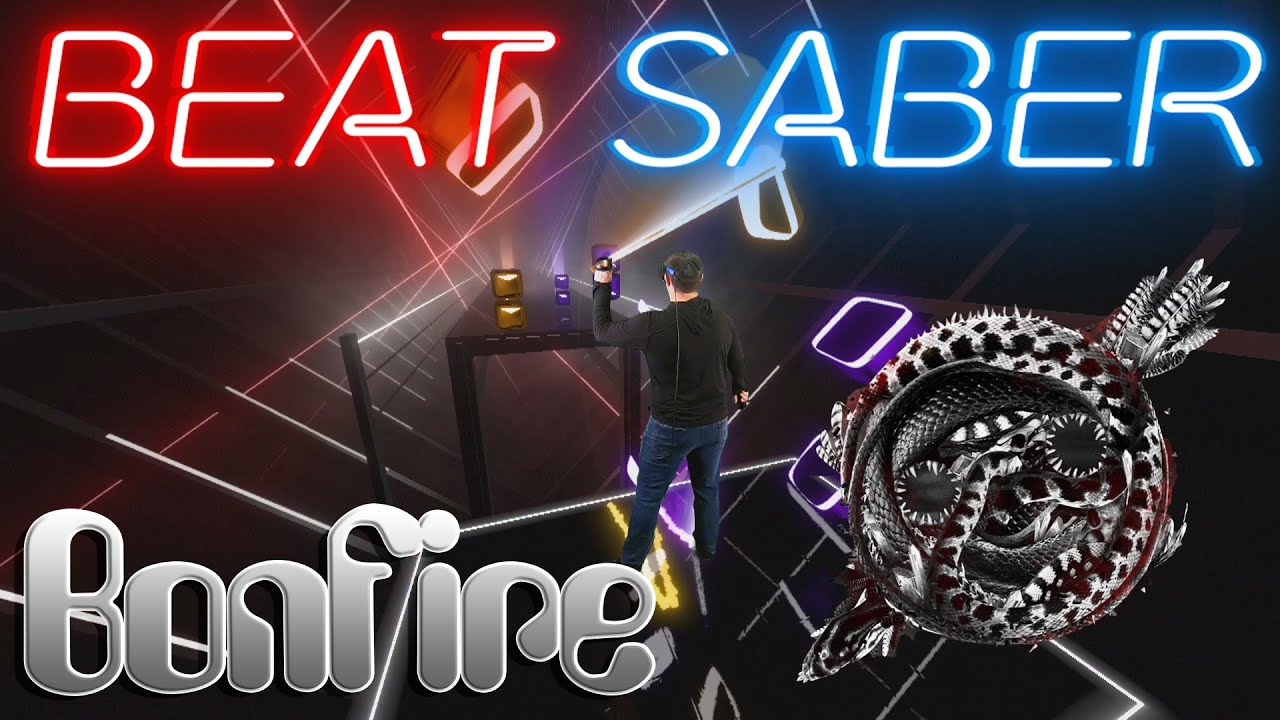 Beat Saber || Bonfire (Knife Party) || Expert + || Ranked - YouTube