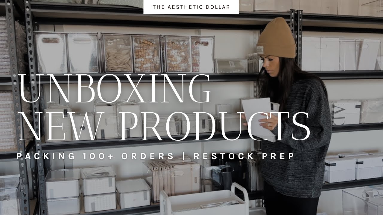Unboxing New Binders | Studio Vlog | No. 12 | Packing 100+ Orders ...