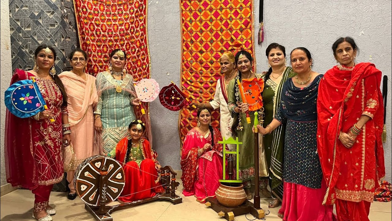 ਮਜਾਜਣਾਂ ਗਰੁੱਪ ਖਰੜ ਵੱਲੋਂ ਤੀਆਂ ਮਨਾਈਆਂ ਗਈਆਂ। - YouTube