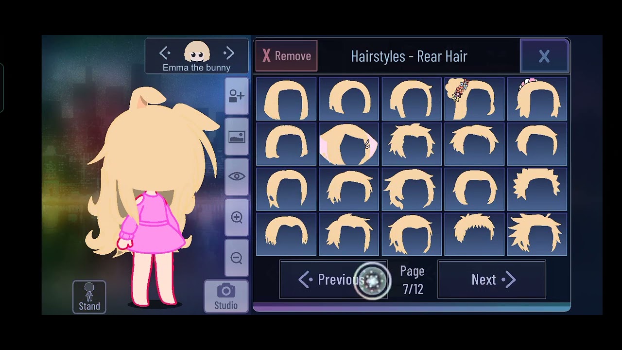 how to make a back facing gacha character! (it's ez for short hairs ...