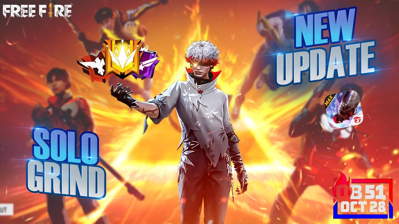 🔥 Free Fire OB51 Update is Here! Time to Solo Grind to Glory! 💪⚔️ # ...