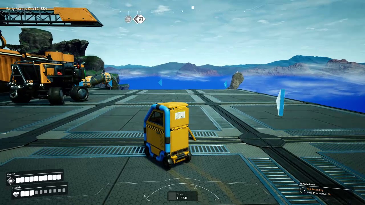 Satisfactory Tractor Track - YouTube