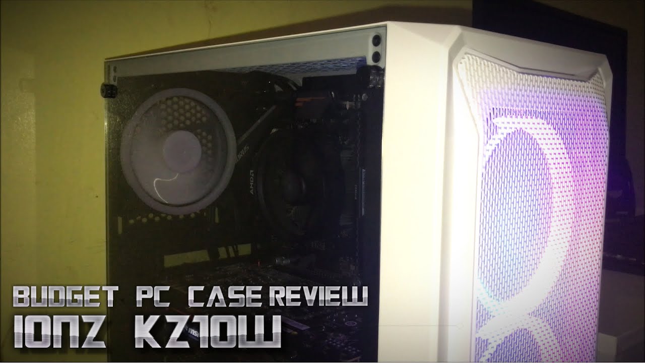 IONZ KZ10W Review - Budget Gaming PC Case For $50 - YouTube