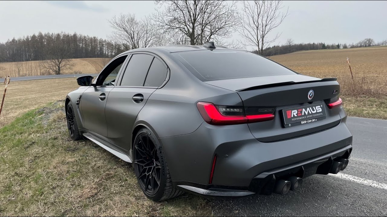 REMUS pro BMW M3 G80 a M4 G82 včetně Competition - YouTube