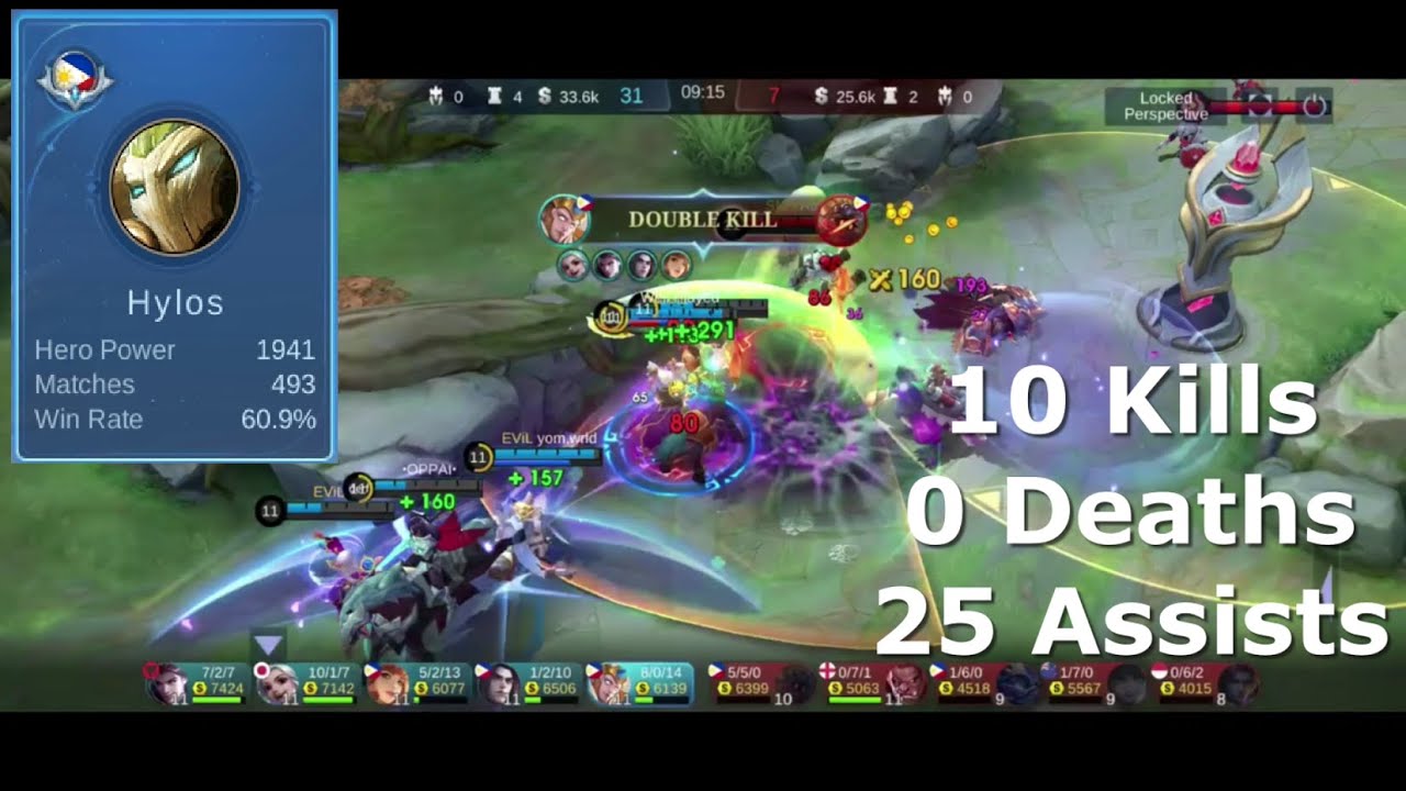 Hylos Best Build and Strategy Mythic Rank | Top Global (10-0-25 KDA) in ...