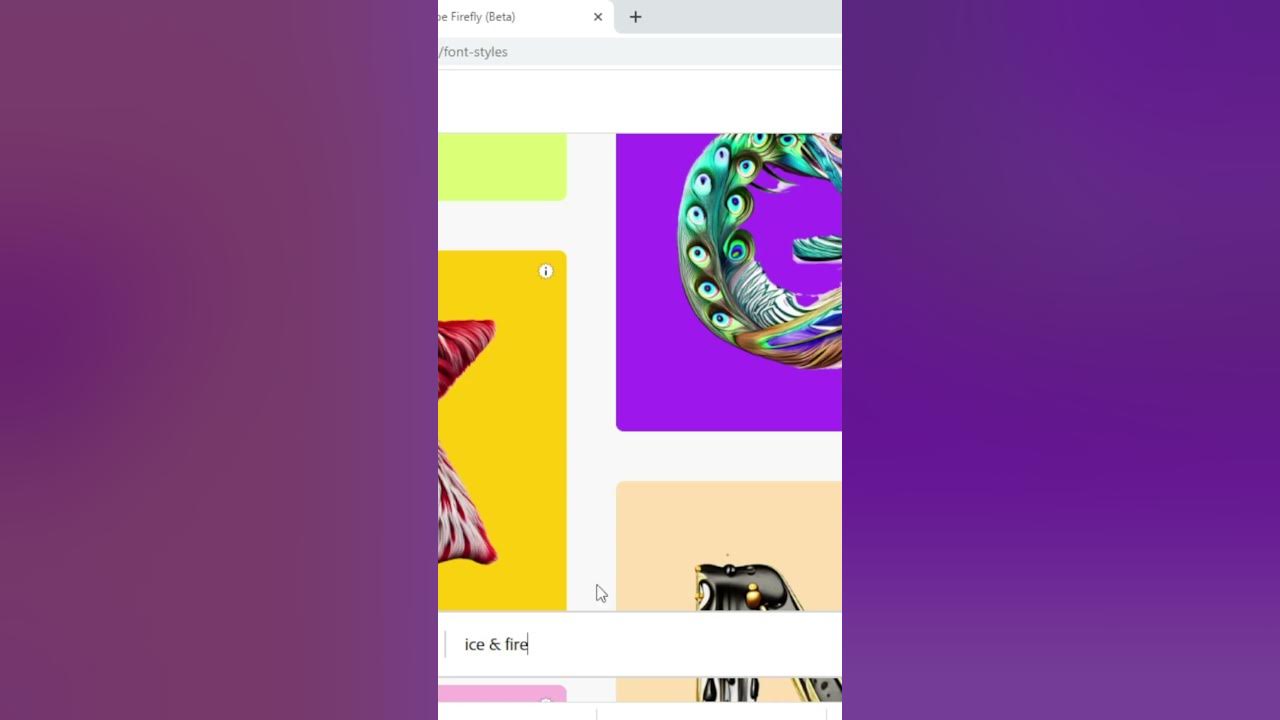 How to Generate Adobe Firefly Text Effects #shorts - YouTube