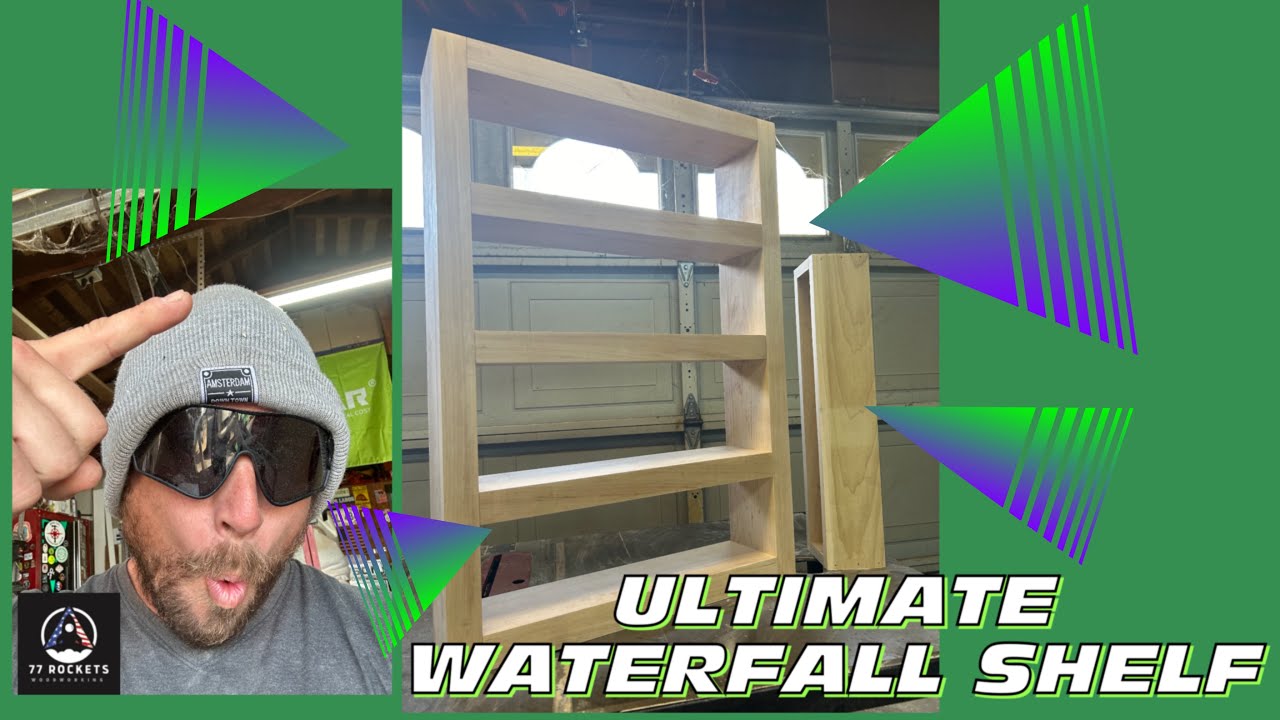 HOW TO CREATE A STUNNING WATERFALL SHELF!!!! - YouTube