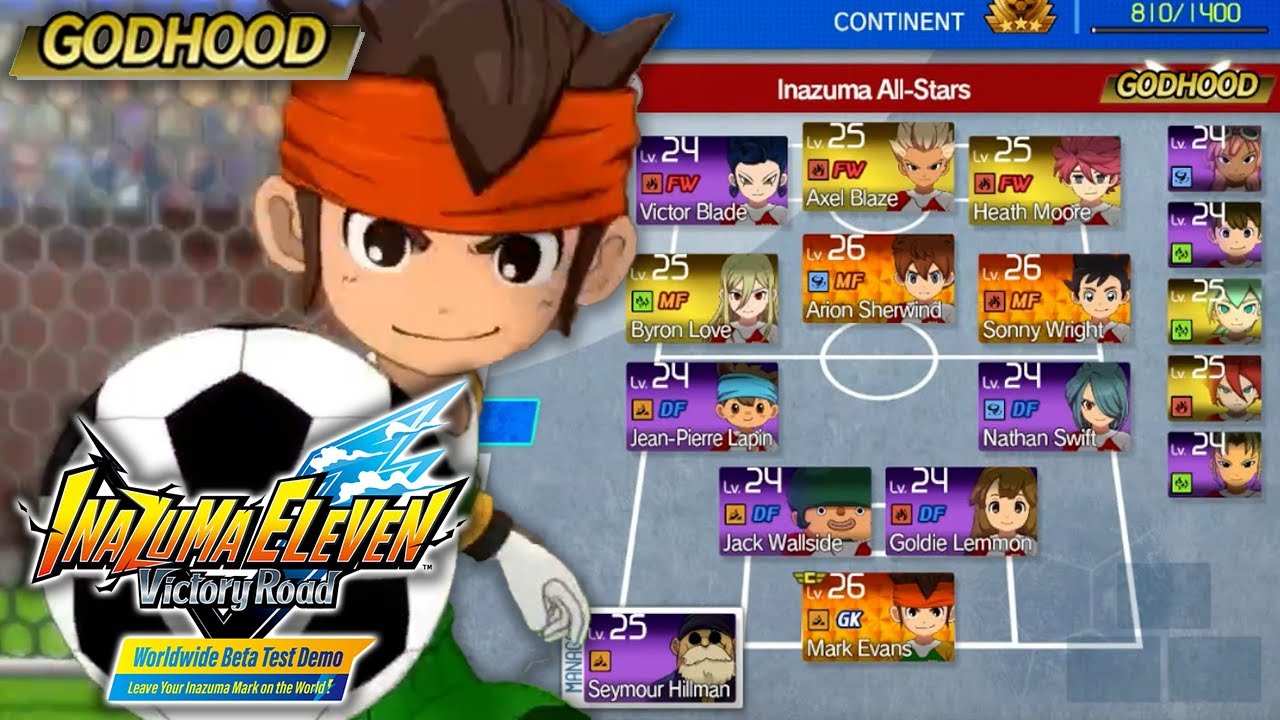 Vs Godhood Inazuma All Stars - Inazuma Eleven Victory Road - YouTube