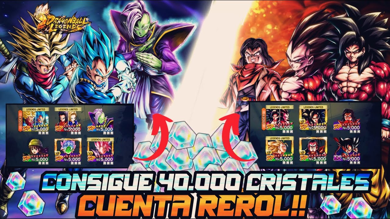 CONSIGUE 40.000 CRISTALES!! CUENTA REROL CON EQUIPO FULL ROJAS!! DRAGON ...
