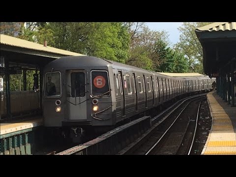 [MTA]: (B) Train Action on Brighton - YouTube